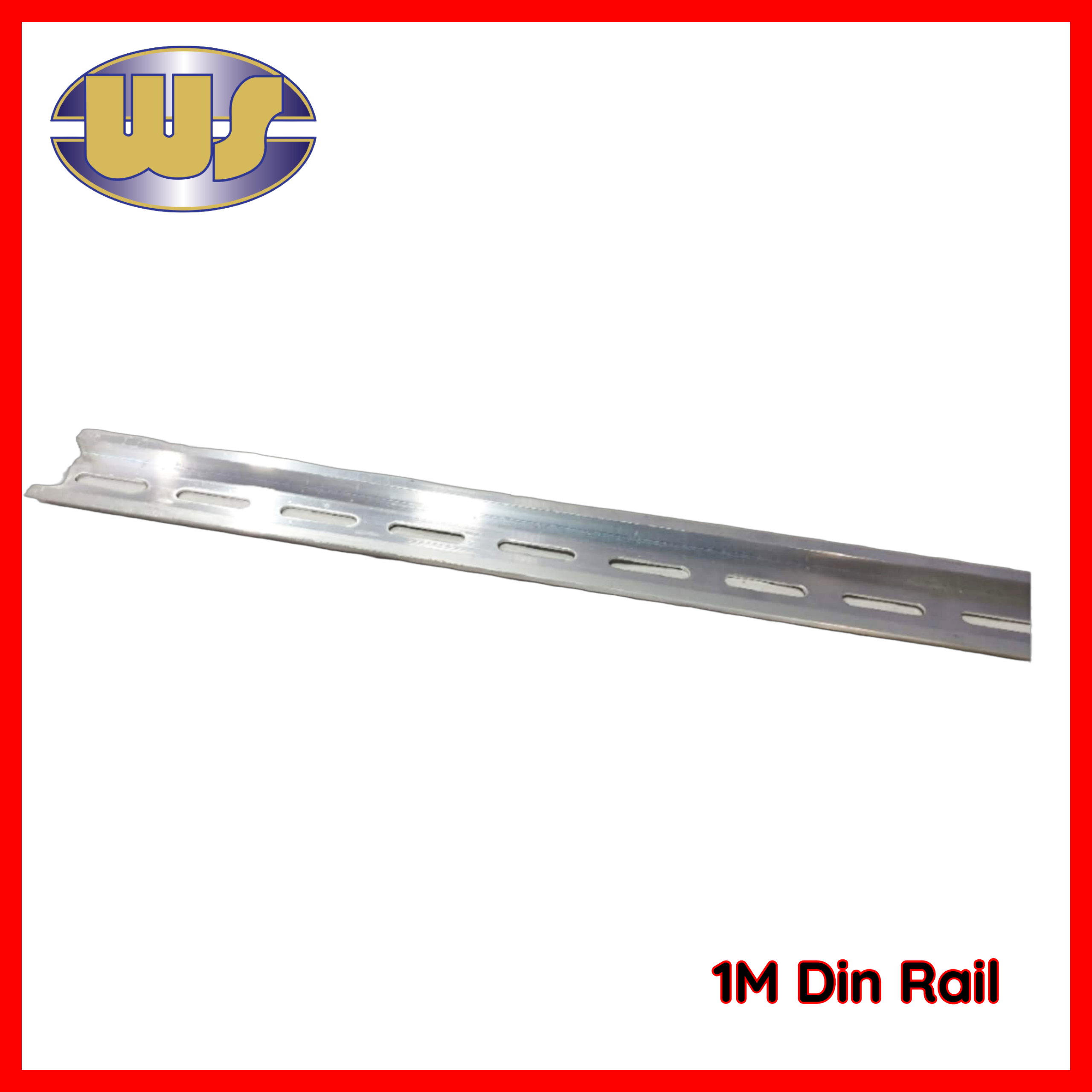 1 Meter Aluminium Din Rail / Din Mounting Rail - Winstar Electrical Sdn ...