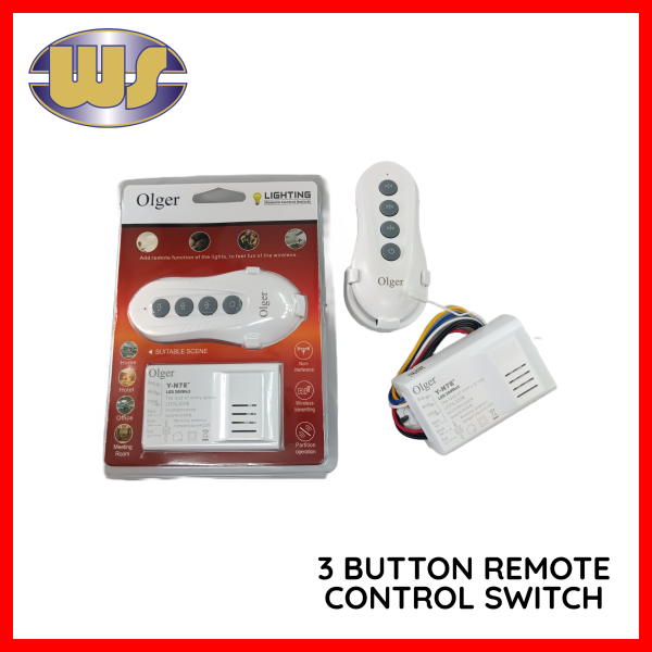 3 BUTTON REMOTE CONTROL SWITCH - Winstar Electrical Sdn. Bhd.