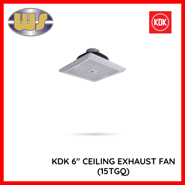 15TGQZ 6" KDK CEILING EXHAUST FAN - Winstar Electrical Sdn. Bhd.