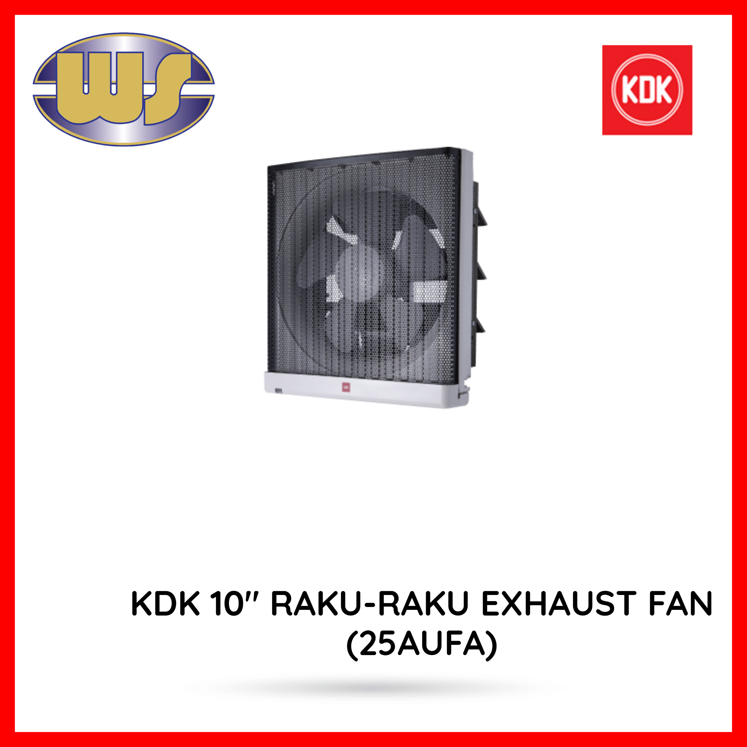 25AUFA RAKU-RAKU KDK WALL MOUNTED EXHAUST FAN - Winstar Electrical Sdn ...