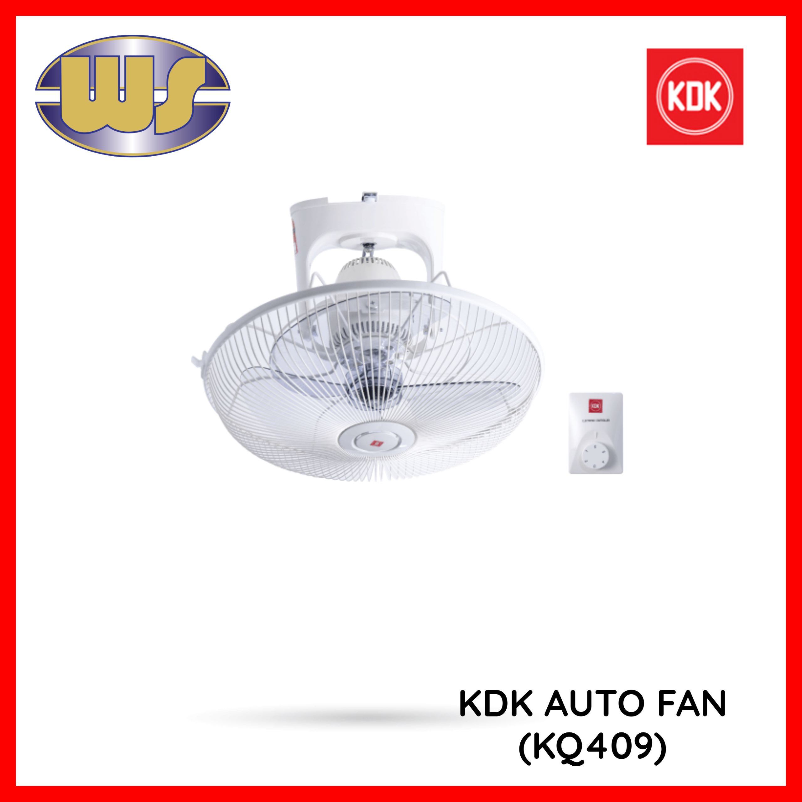 KDK KQ409 AUTO FAN (REGULATOR) - Winstar Electrical Sdn. Bhd.
