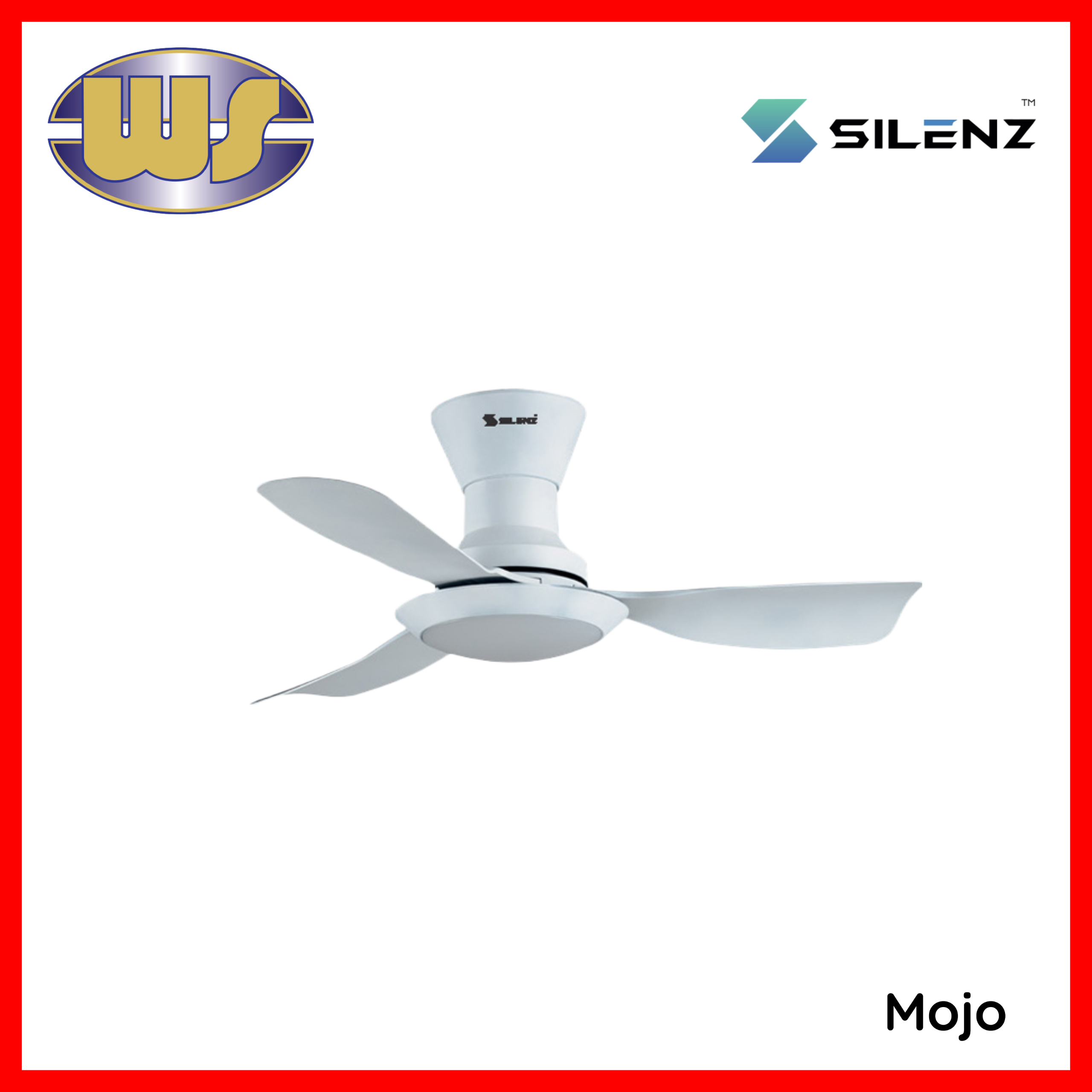SILENZ CEILING FAN 33" (MOJO) WITHOUT LED - Winstar Electrical Sdn. Bhd.