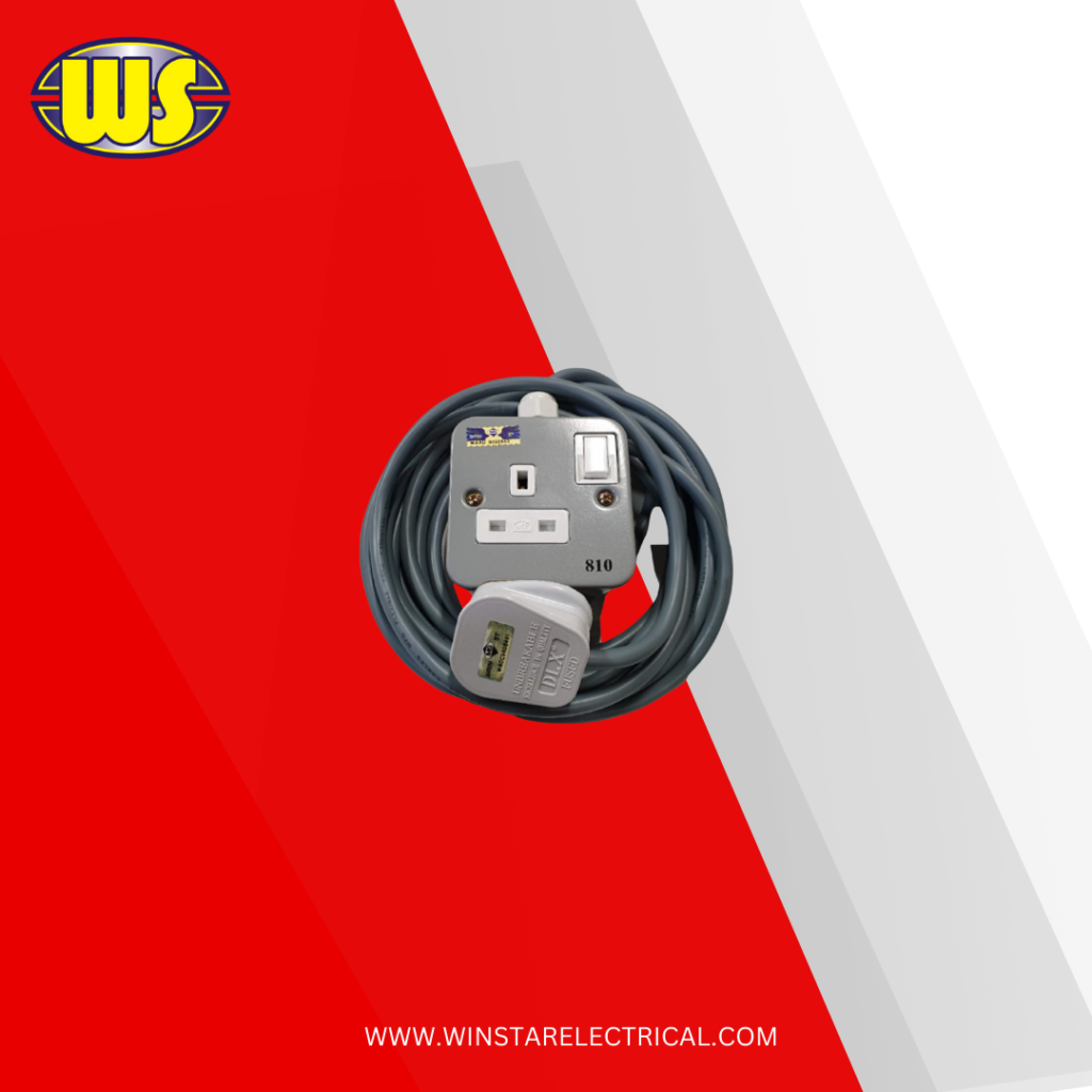 Metal Clad Single 13A Switch Socket Outlet - Winstar Electrical Sdn. Bhd.